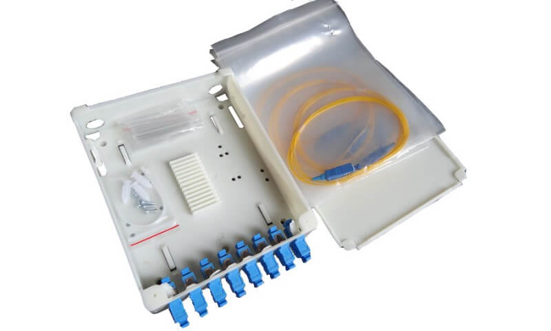 ODF 8FO FTTH (hộp nhựa, đầy đủ PK) – VKTech